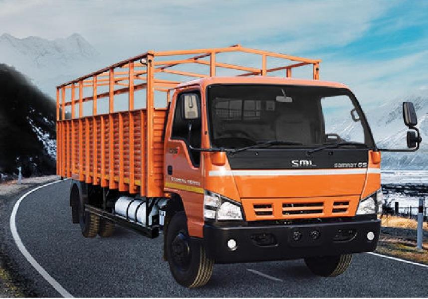 SML Isuzu Samrat CNG truck features | TrucksBuses.com
