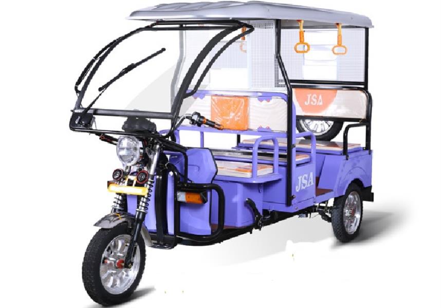 JSA E Rickshaw 3 Wheeler auto rickshaw features | TrucksBuses.com