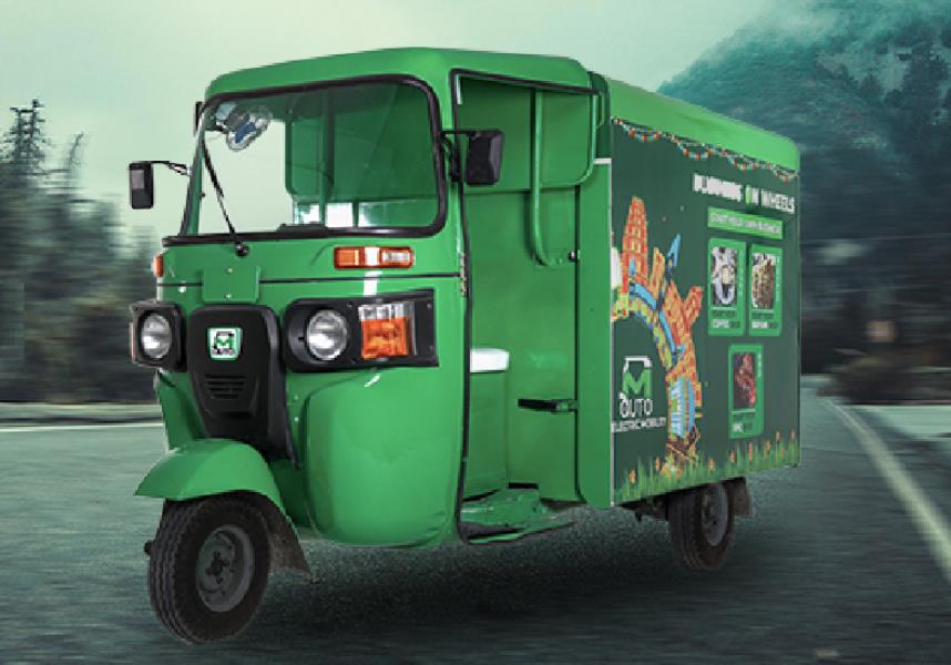 M Auto E Innovate 3 Wheeler Price, Specs, Mileage & Images | TrucksBuses