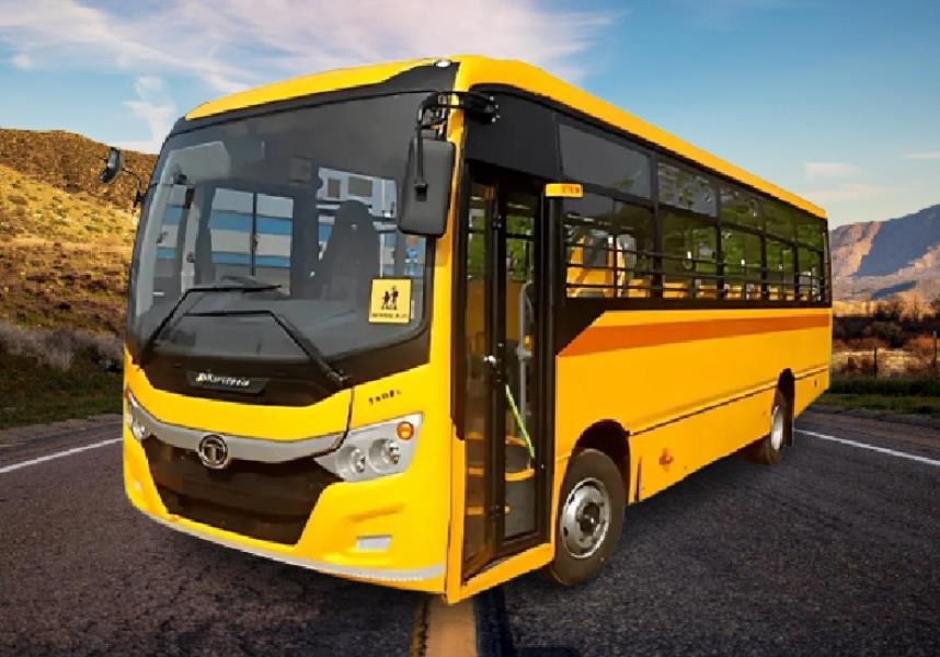 Tata Starbus Prime School LP 916/52 CNG: 40 Seater Bus Price ...