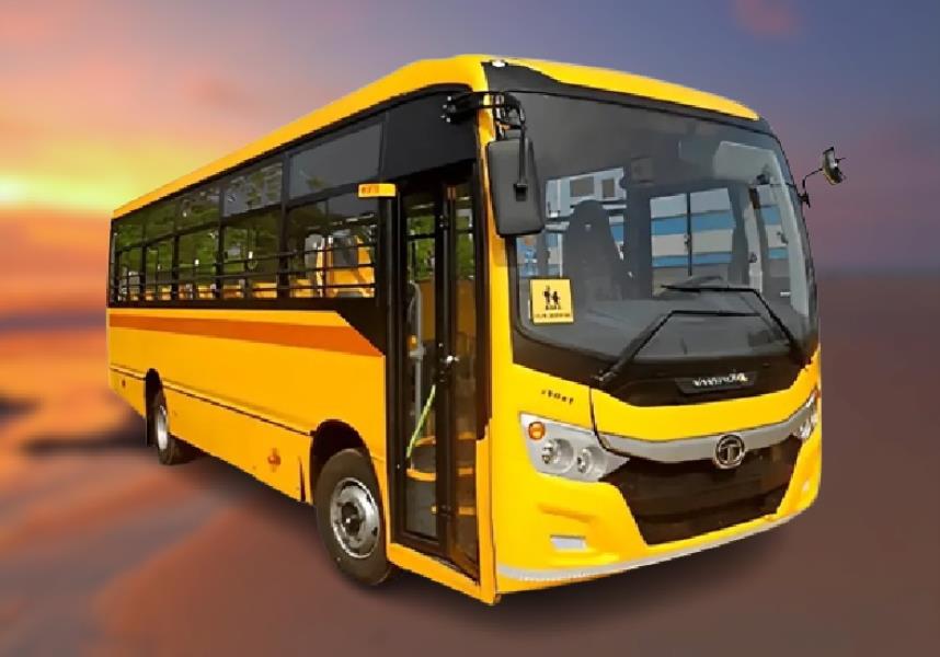 Tata Starbus Prime School LP 916/52 CNG: 51 Seater Bus Price ...