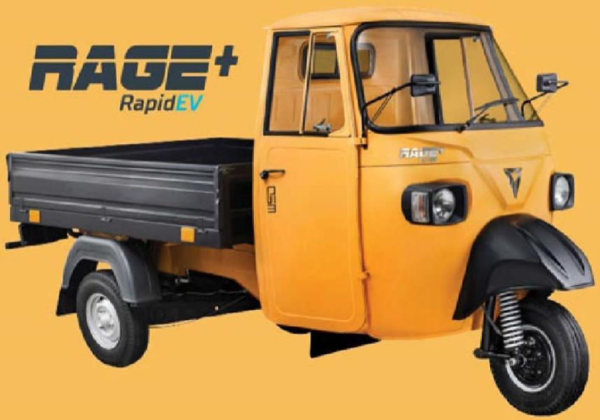 Omega Seiki Rage+ RapidEV 3 Wheeler Price, Specs, Mileage & Images ...
