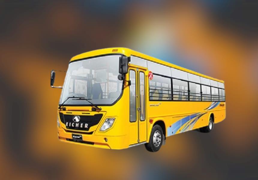 Eicher Skyline Pro 3008H: School 52 Seater bus mileage | TrucksBuses.com