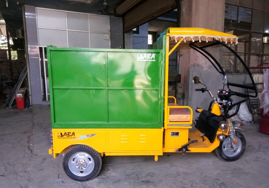 Baba Garbage Loader E Cart 3 Wheeler pictures, photos | TrucksBuses.com