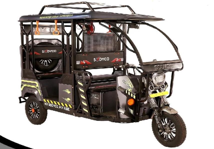 3 Wheeler SODYCO Rapidx auto rickshaw mileage | TrucksBuses.com