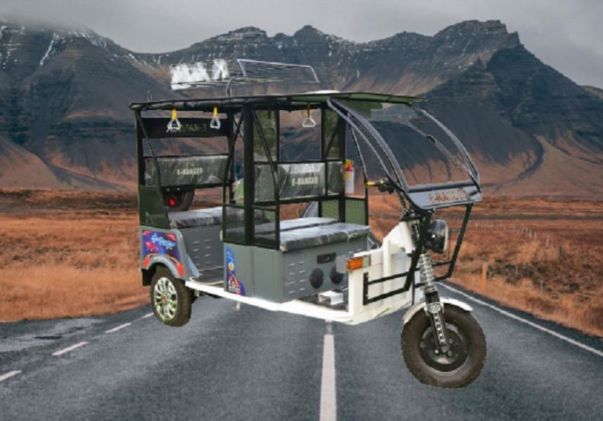 3 Wheeler E-Ranger Deluxe auto rickshaw mileage | TrucksBuses.com