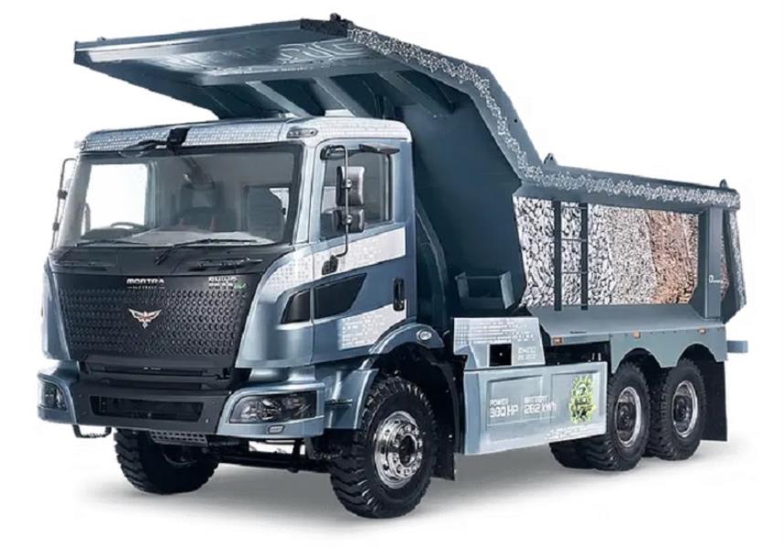 Montra Rhino 2838 EV Box tipper features | TrucksBuses.com