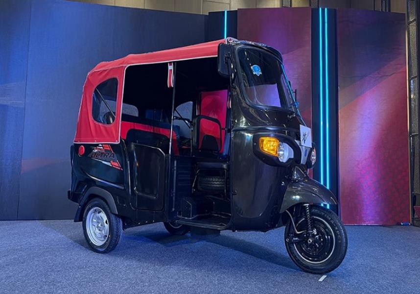 3 Wheeler Piaggio Ape E-City Ultra auto rickshaw mileage | TrucksBuses.com