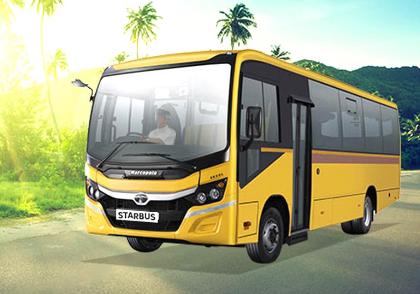 Tata Starbus AC Ultra School LPO 10.2: 59 Seater BS6 Bus Price, Specs ...