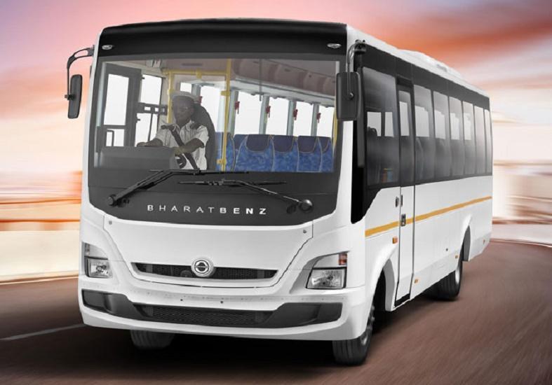 BharatBenz 917 AC: Tourist 26 Seater Bus Price, Specs, Mileage & Images ...