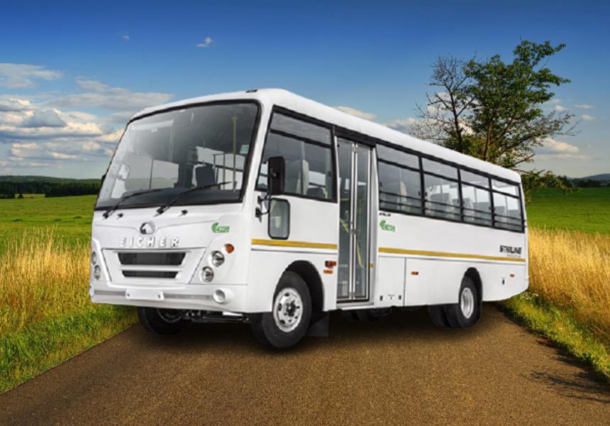 Eicher 2070E CNG : Starline 24 Seater Bus Price, On Road Eicher Bus ...