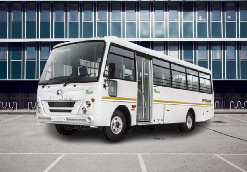 Eicher 2070E CNG AC : Starline 24 Seater bus specifications ...