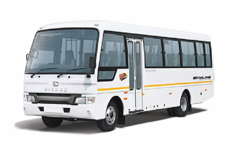 Eicher 10.90L CNG : Skyline 40 Seater Bus Price, Specs, Mileage ...