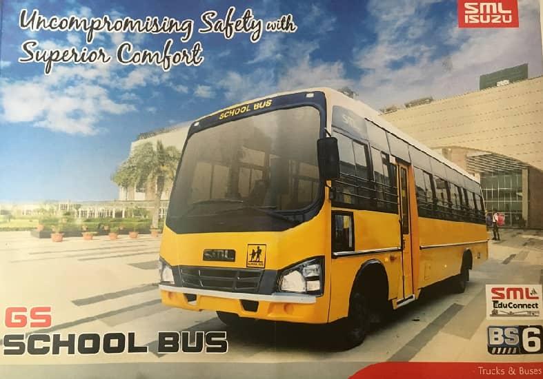 SML Isuzu GS School Bus 4240 : 30 / 42 Seater bus mileage | TrucksBuses.com